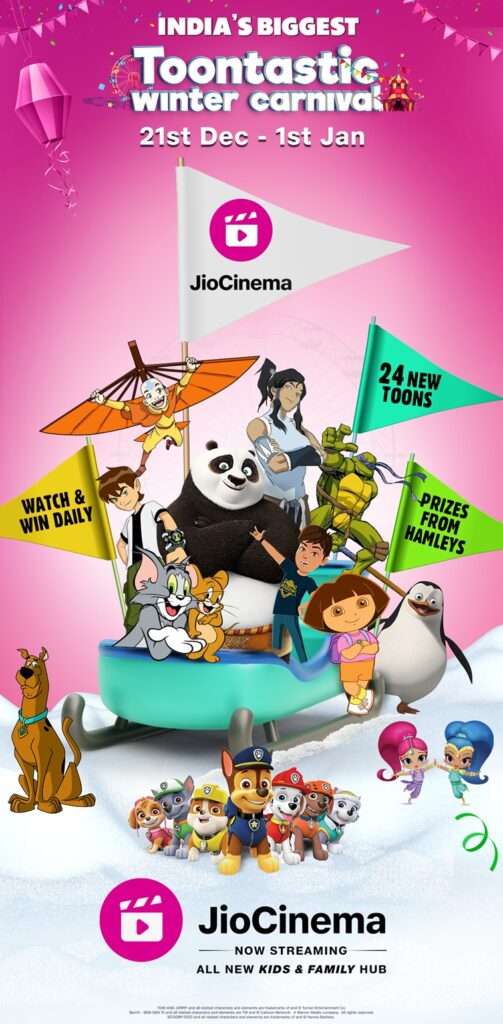 JioCinema presents ‘Toontastic Winter Carnival’ with a blockbuster line ...